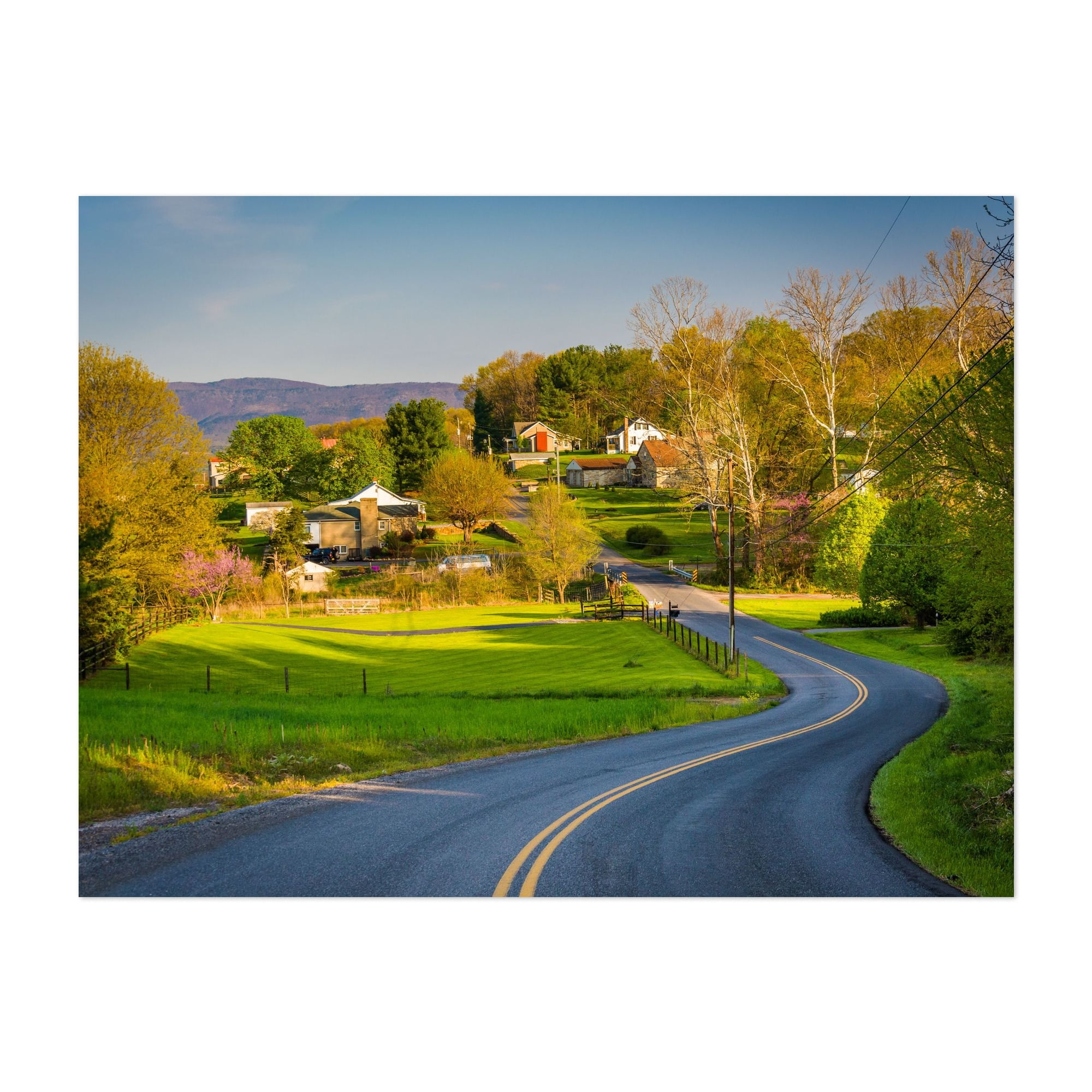 Winding Country - Virginia Photography Rural Scenic Landscape Farmhouse ...