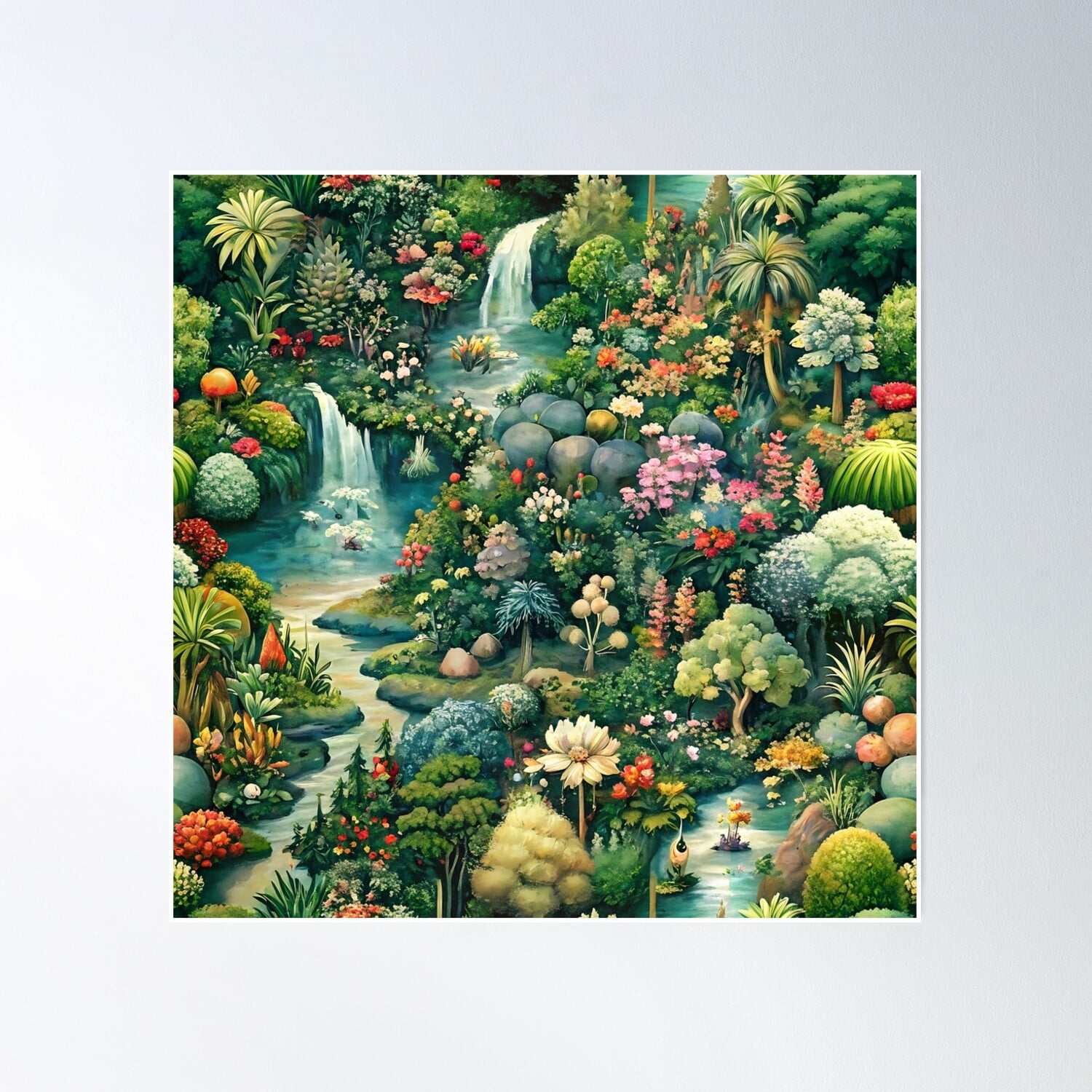 Winding Streams And Crystal Waterfalls In The Enchanted Forest Realm ...