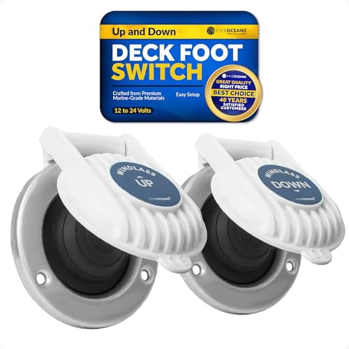 Windlass Foot Switch - Covered Anchor Windlass Deck Foot Switch Up/Down ...