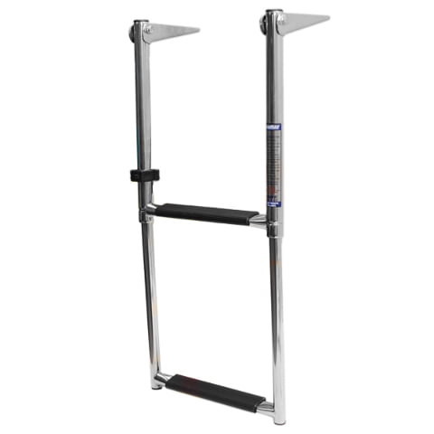 Windline Stainless 2 Step 24 1/2 In Boat Boarding Telescoping Ladder ...