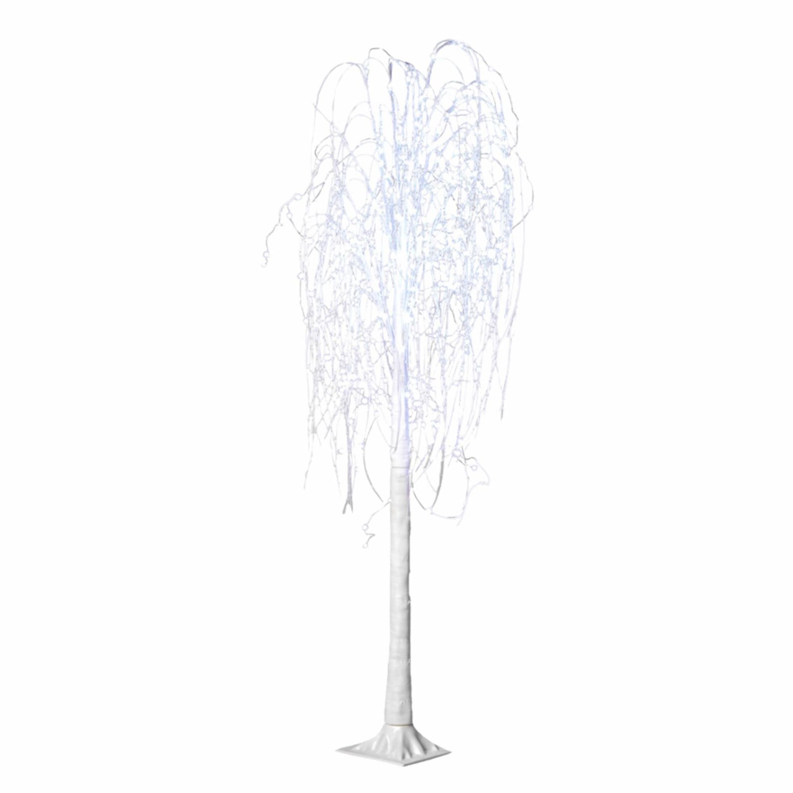Windmax 6ft White Weeping Willow Tree with Twinkle LED Fairy Lights for ...