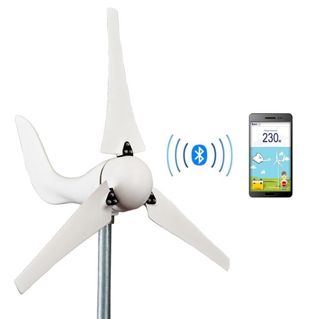 Windmill 400W 12V Wind Turbine Generator Kit with Bluetooth Controll ...