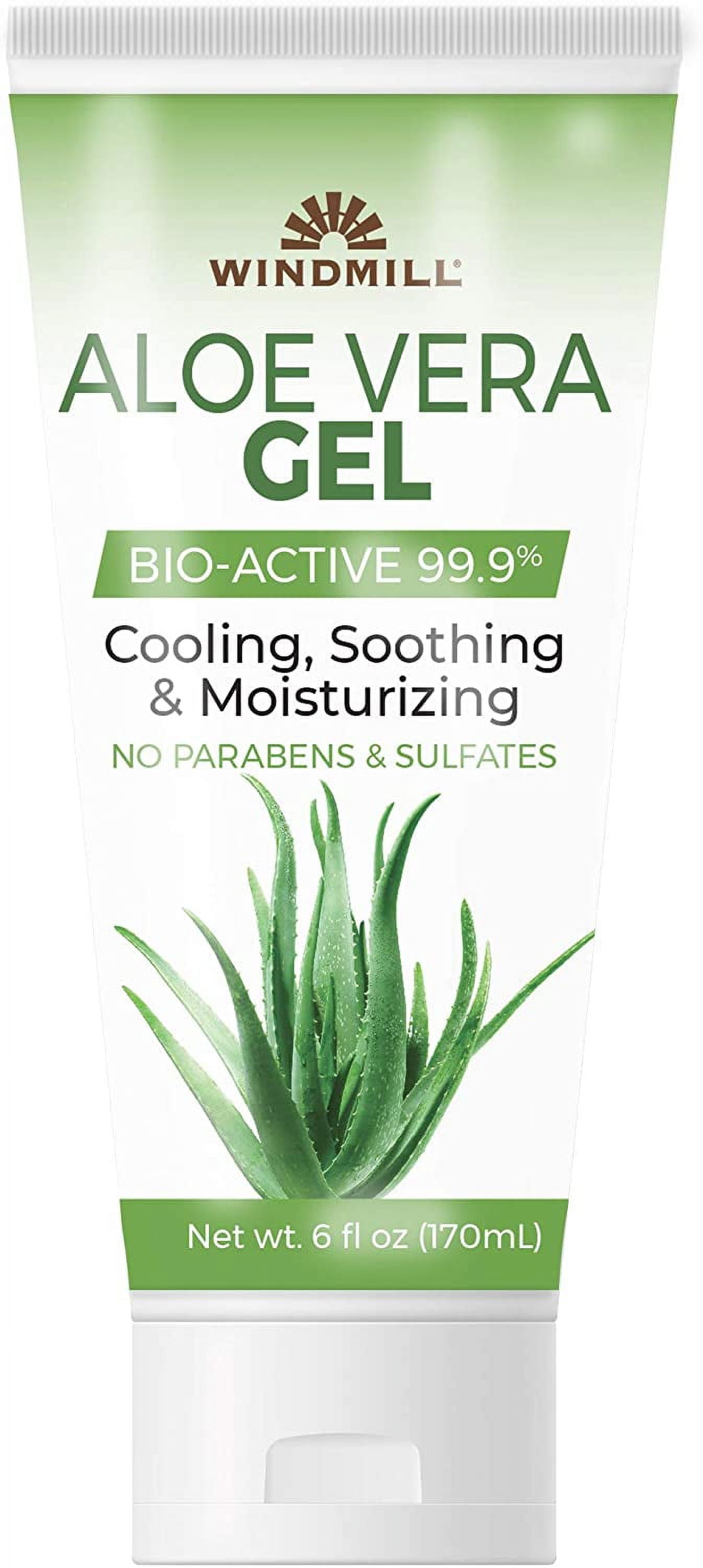 Windmill Aloe Vera Moisturizing Gel Bio Active 99.9%, 6 Oz - Walmart.com