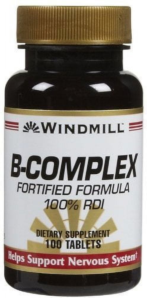 Windmill B-Complex Tabs 100'S Windmill - Walmart.com