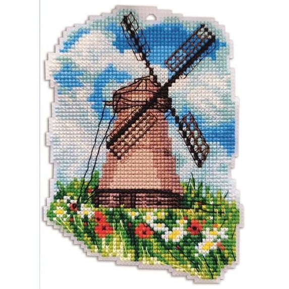 Windmill Counted cross stitch kit 8078A - Walmart.com