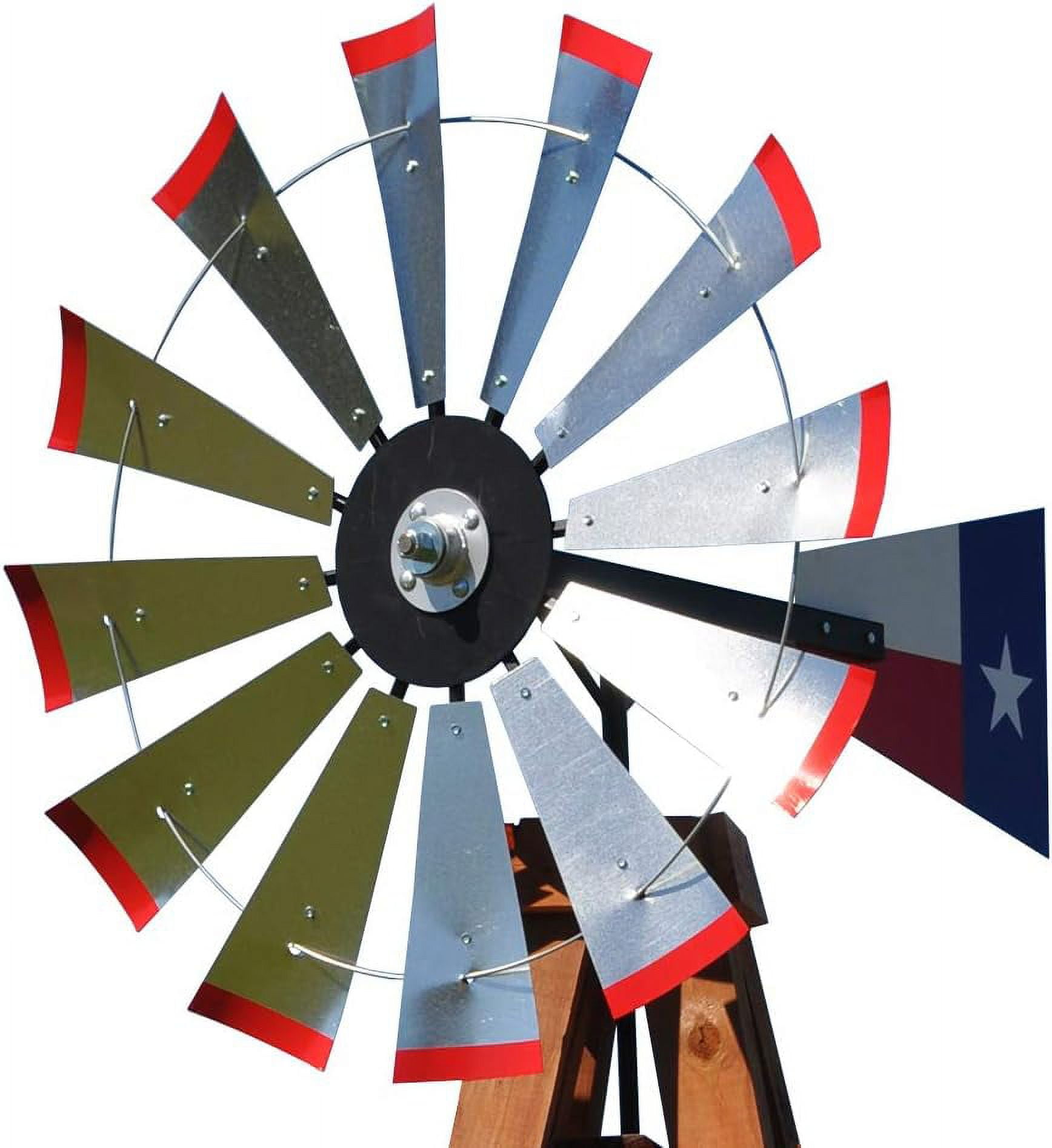Windmill Head w/Texas Flag Tail & to Build an 11-foot Tall Windmill ...