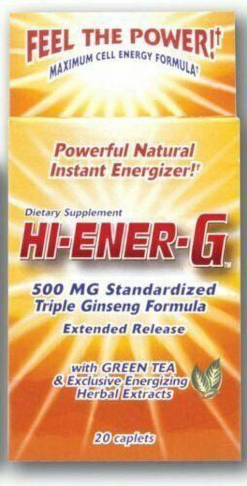 Windmill Health Products Hi-Ener-G Triple Ginseng Supplement Caplets ...