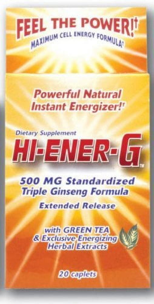 Windmill Hi-Energy-G 500 MG Caplets - 20 ea - Walmart.com