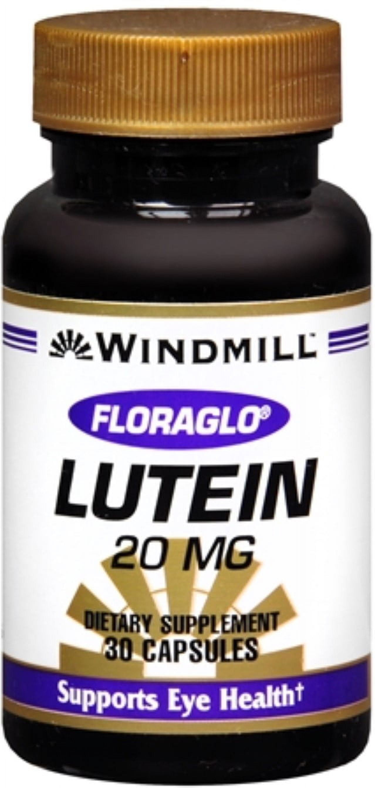 Windmill Lutein 20 mg Tablets, 30 Tablets (Pack of 3) - Walmart.com