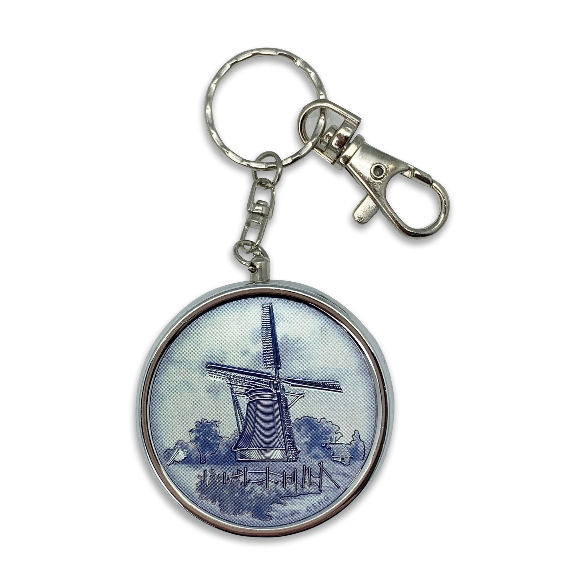 Windmill Metal Round Pill Box Keychain - Walmart.com