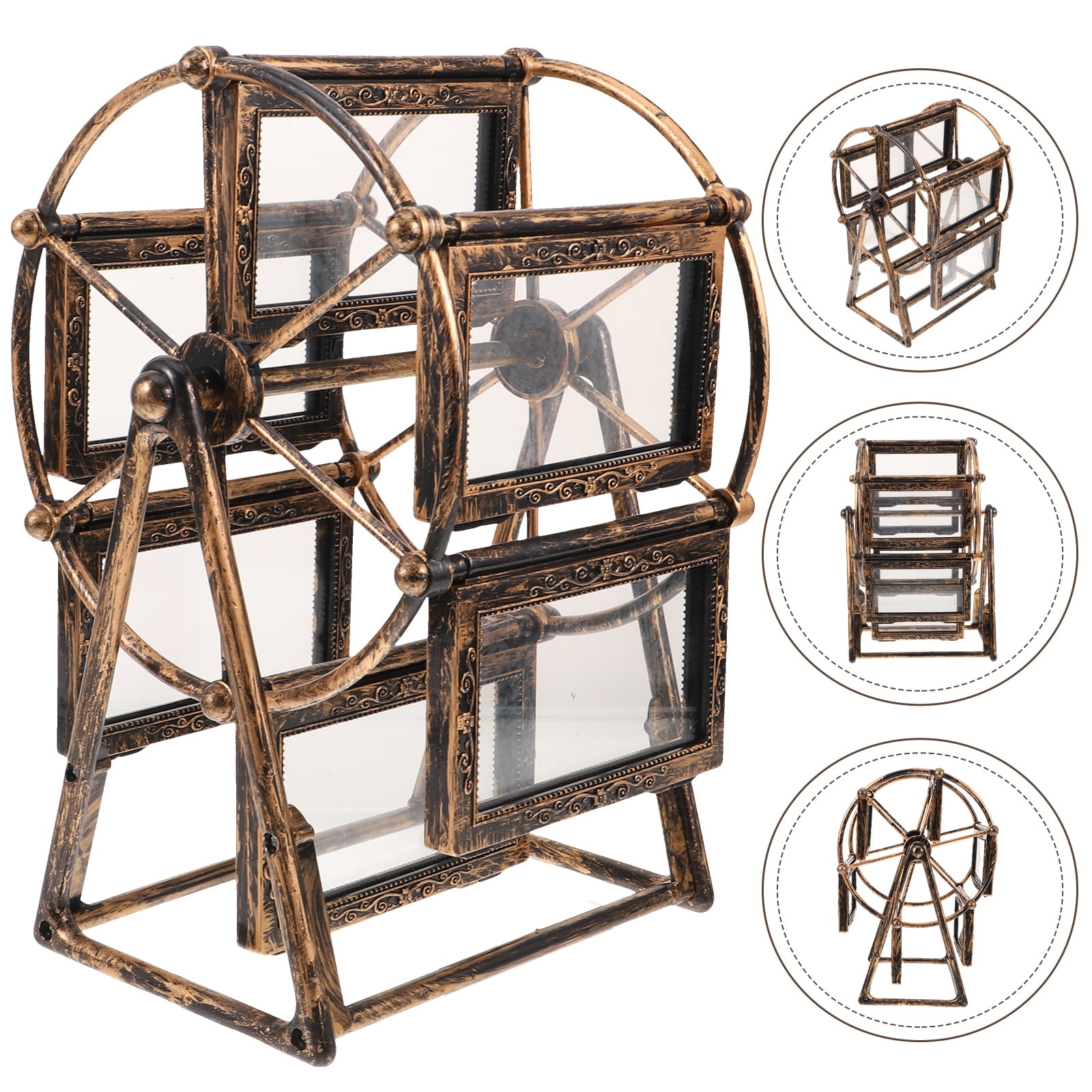 FRCOLOR Rotating Ferris Wheel Picture Frame PVC 1Set 24.5x16.5cm ...