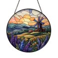 Windmill Sunset Scene Acrylic Suncatcher – Nature Home Decor2101 ...