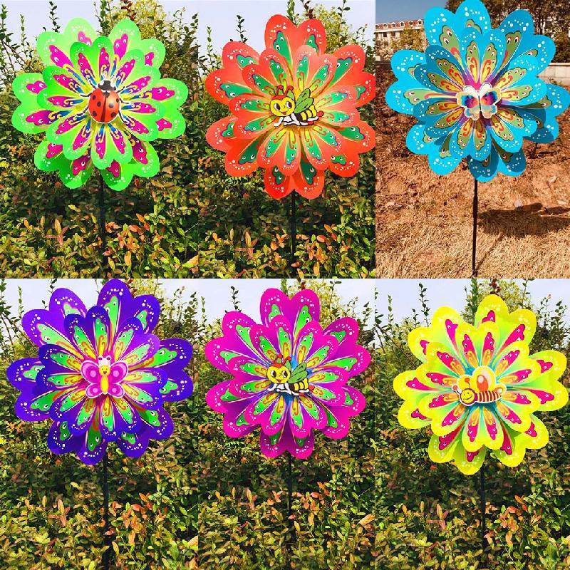 Windmill Wind Spinner Bee for Butterfly Kids Children Toys Outdoor ...
