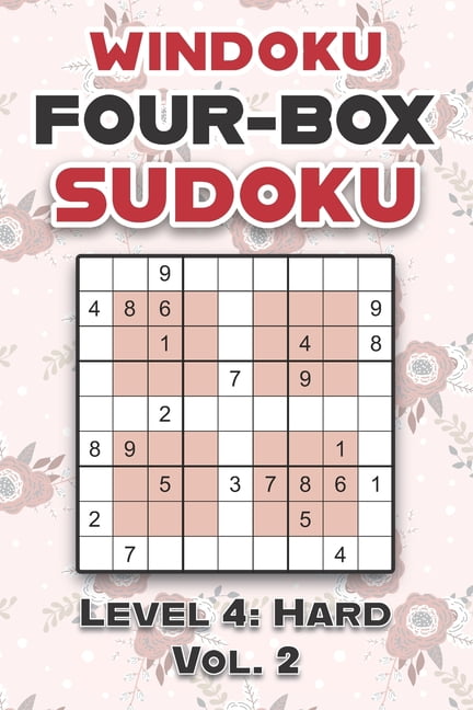 Windoku Four-Box Sudoku Level 4: Hard Vol. 2: Play Sudoku 9x9 Nine ...