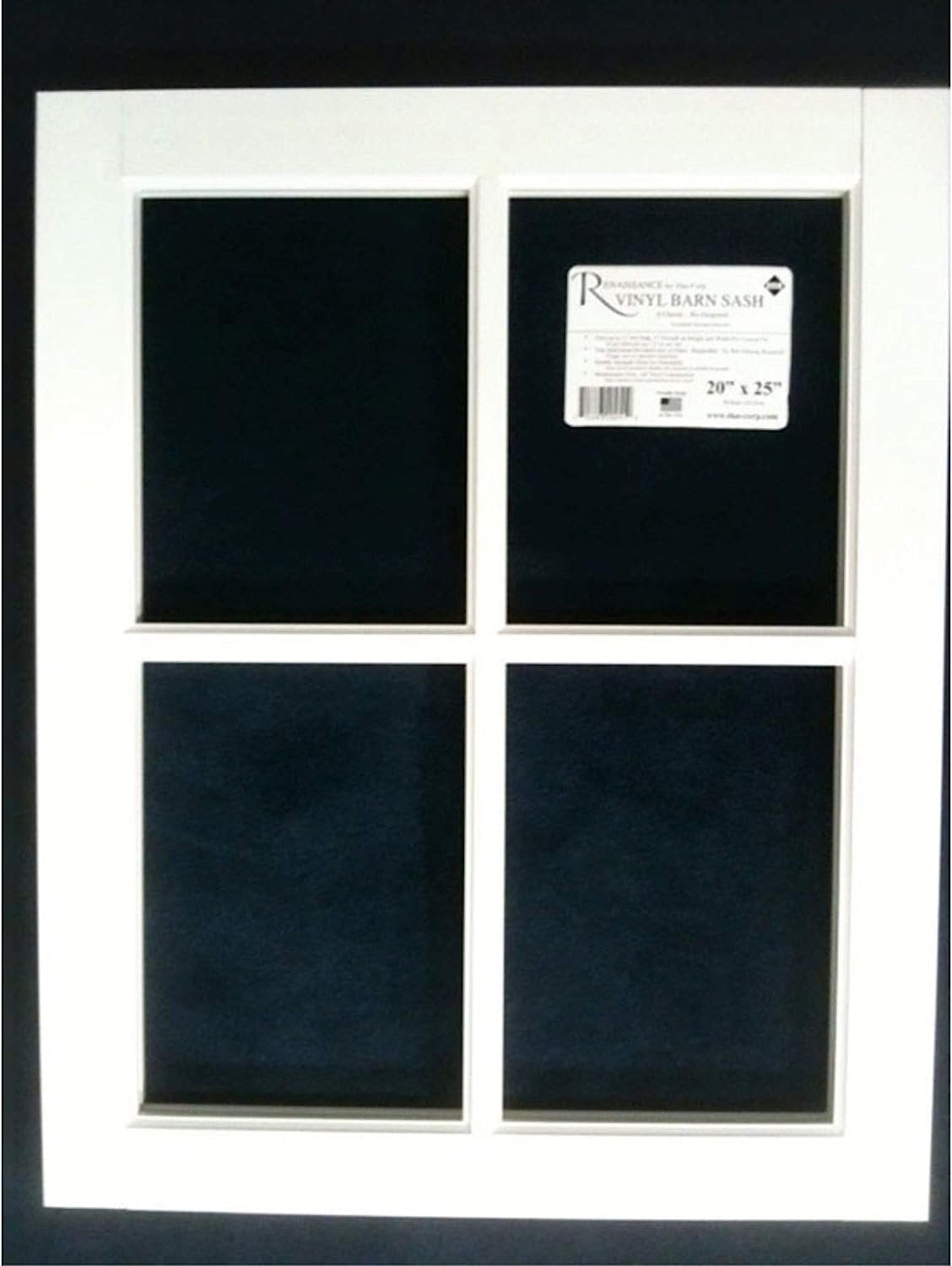 White Vinyl Barn Sash Window 24X29 - Ideal for Garages, Pole Buildings ...