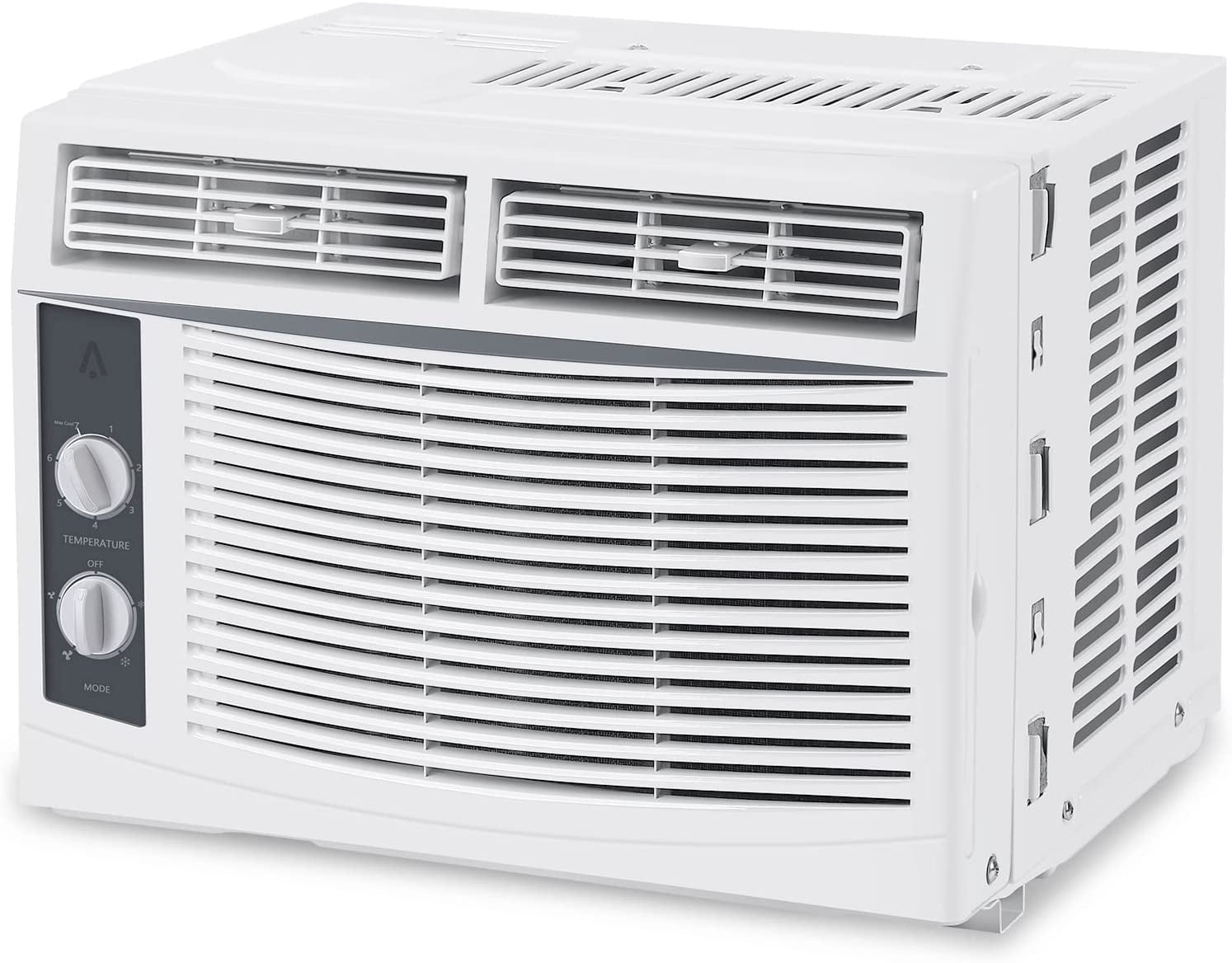 Window Air Conditioner, 5000 BTU Window-Mounted Room Air Conditioners ...