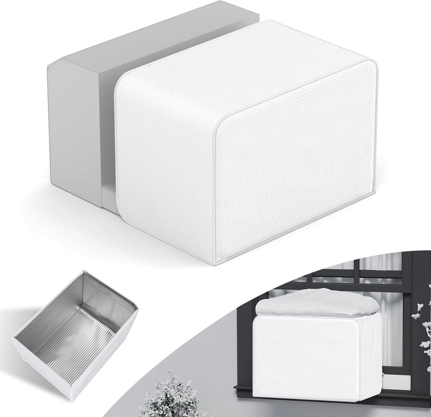 Window Air Conditioner Insulation Cover for U-Shaped Outside Window AC ...