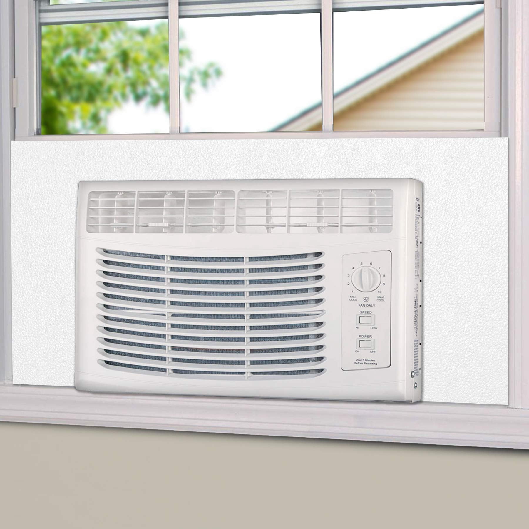 Window Air Conditioner Insulation Foam Panel, One-Piece Draft Stopper ...