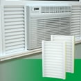 Insulated Foam AC Side Panel, 2-Piece Window Seal Kit with Pressure ...