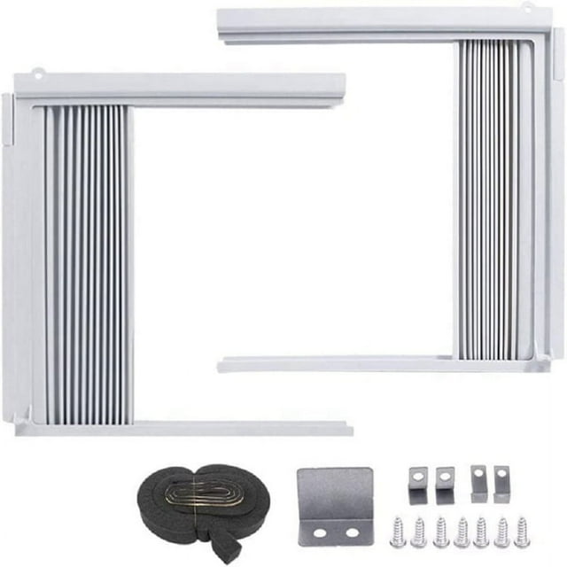 Window Air Conditioner Side Panels with Frame, Room AC Accordion Filler ...