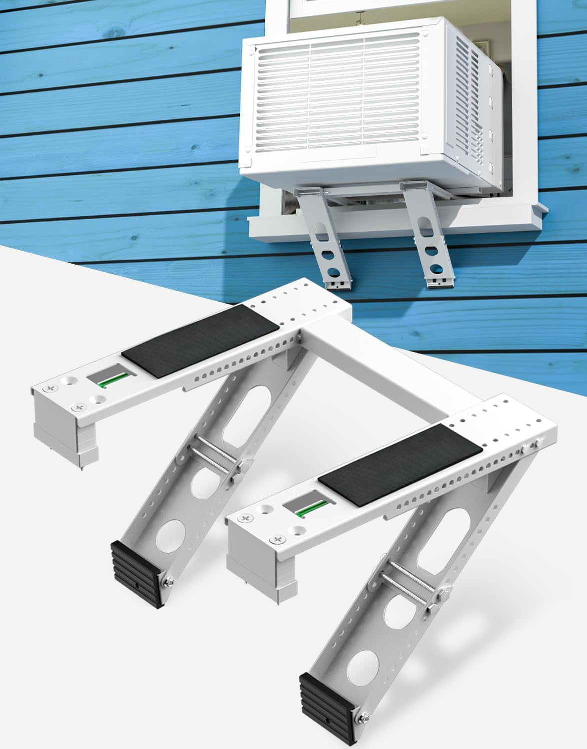 Window Air Conditioner Support Bracket: Heavy Duty Window AC Bracket ...