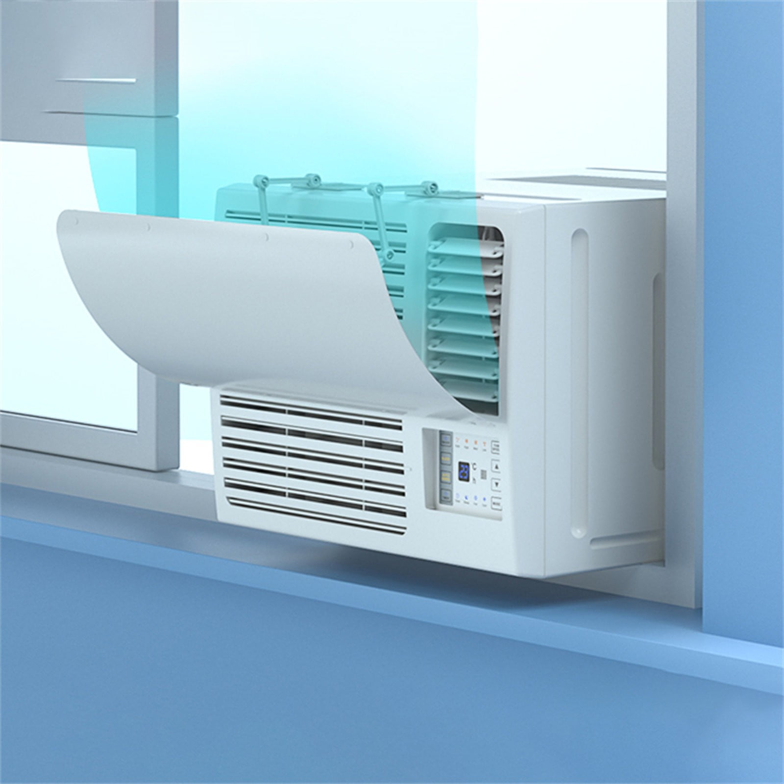 Window Air Conditioners Deflector Room Air Conditioning Vent Deflector ...