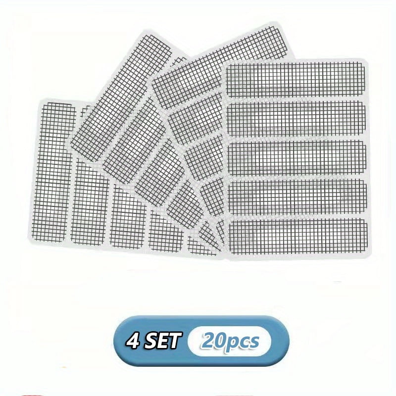 Window And Door Screen Repair Patch 6.2cm×8.99cm 5 Patch For 1 Sheet ...