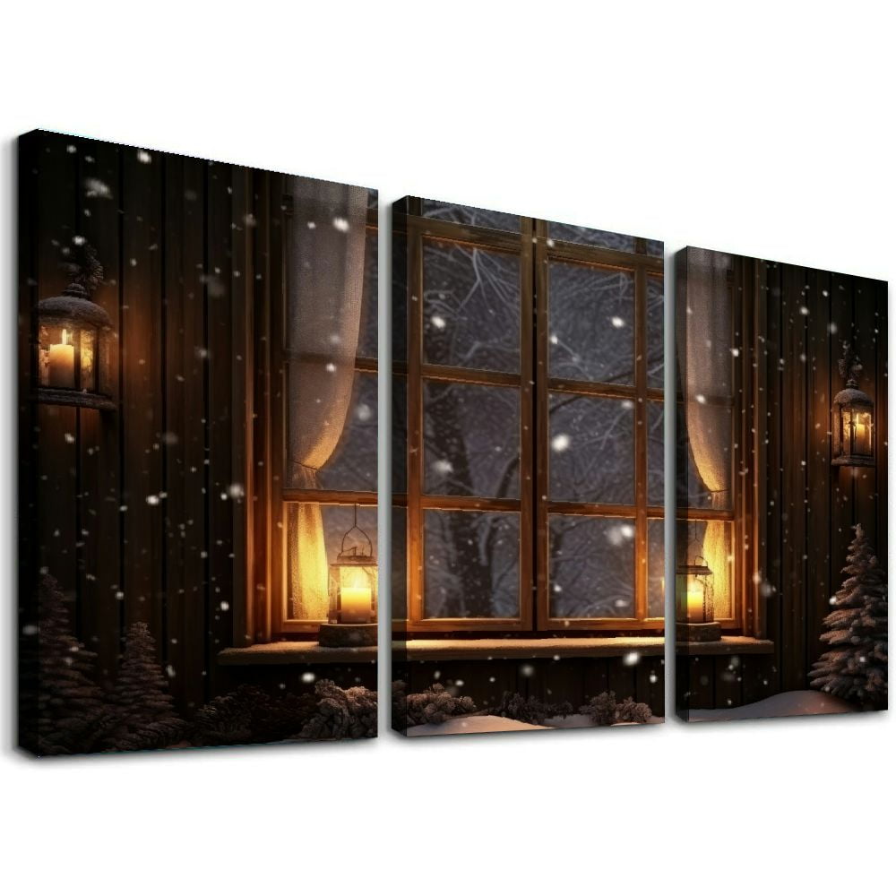 Window Artwork Paintings Print on Canvas Wall Art for Home Walls Decor ...