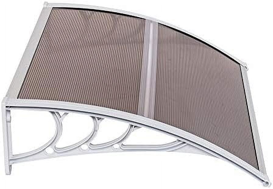 Window Awning Canopy for Outdoor & Front Doors, 39.38"x32" UV Rain Snow ...