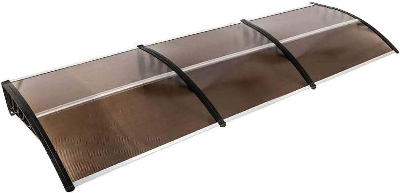 Window Awning Door Canopy 117"x35.4", Polycarbonate Cover Front Door ...