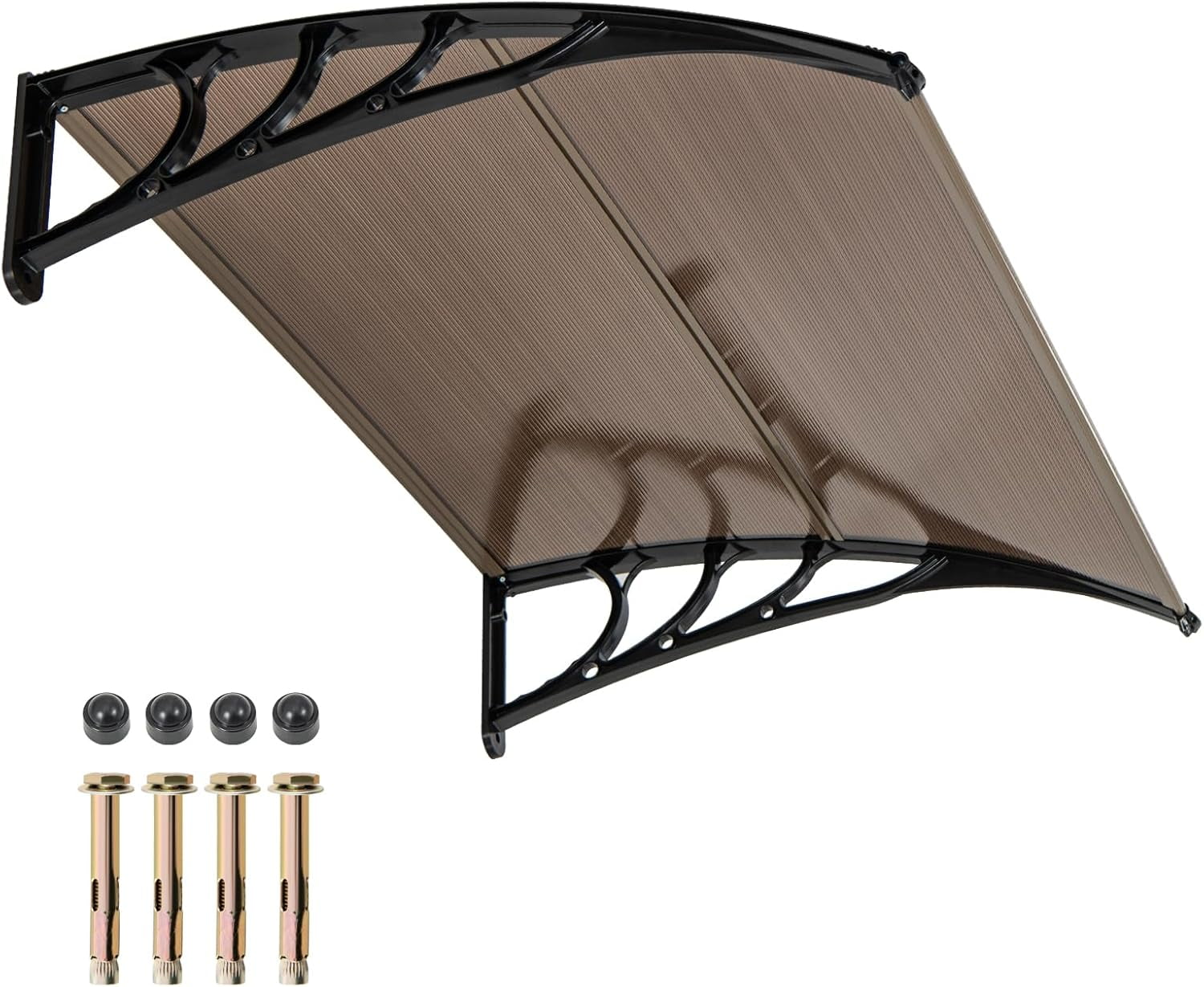 Window Awning Door Canopy, 48" x 40" Door Awnings Exterior with UPF50 ...