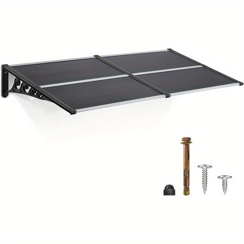 Window Awning Door Canopy Exterior Polycarbonate Cover Front Door Outdoor Patio Awning Canopy UV ...