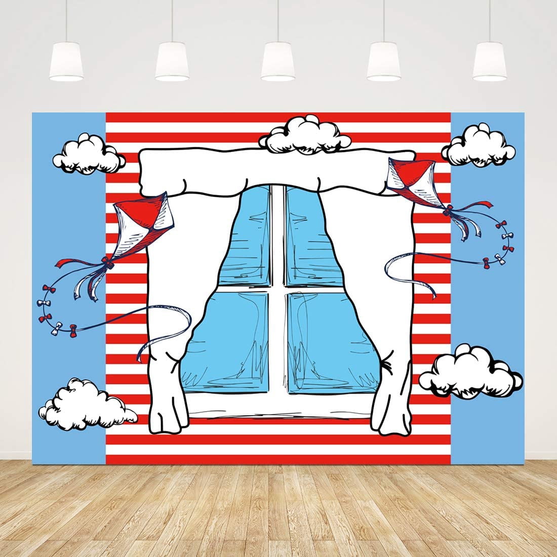 Window Backdrops for Photography Kids Birthday Party Background 5x3ft ...