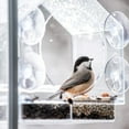 Window Bird Feeder, Acrylic Bird House with Sliding Tray, Clear Bird ...