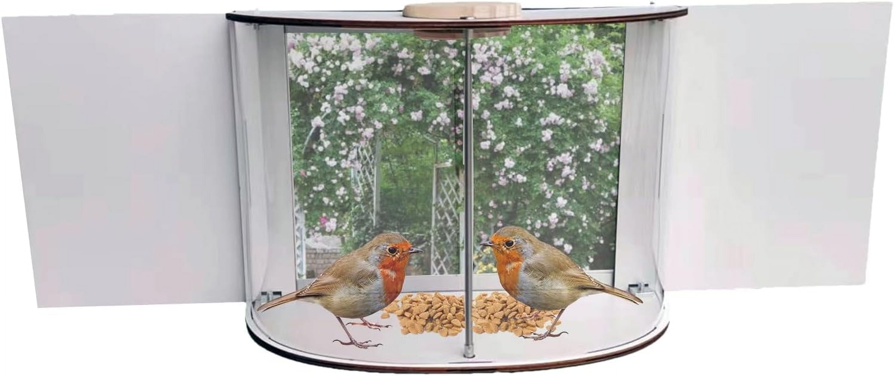 Window Bird Feeders for Viewing Clear Nature Inside House, Pine Wood ...