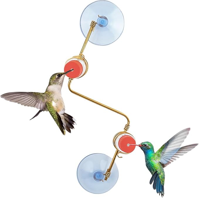 Window Bird Feeders for Outside, Plastic Hummingbird Feeders with ...