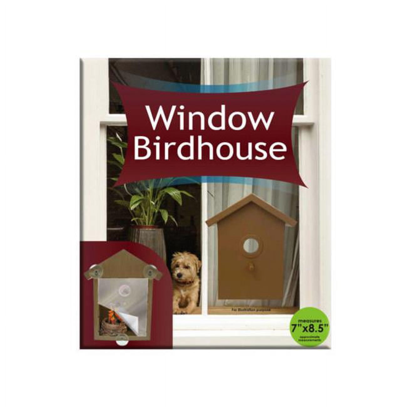 Window Bird House Watcher - Pack of 4 - Walmart.com
