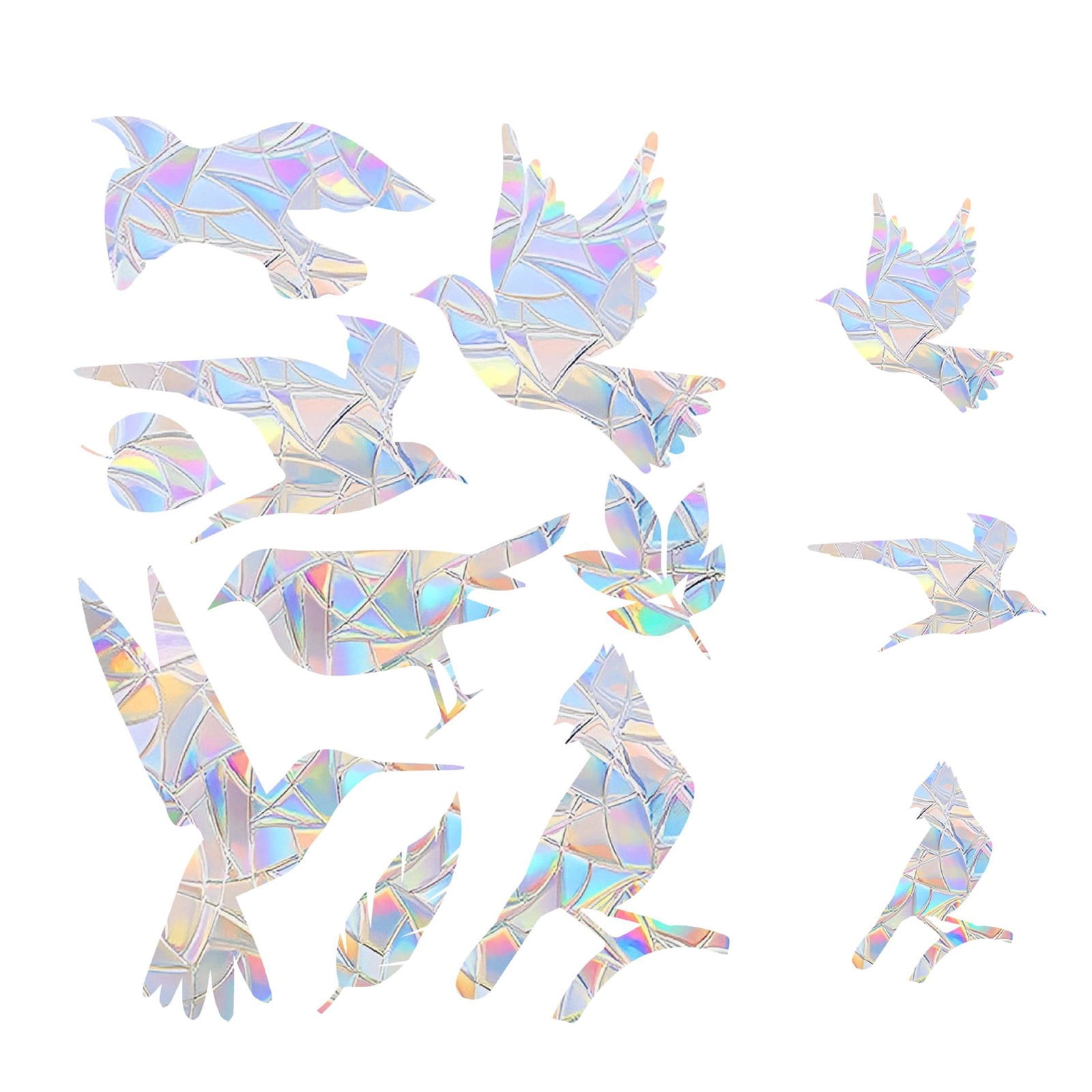 Window Bird Window Decal To Bird Strikes Collision Stickers Rainbow Sun ...