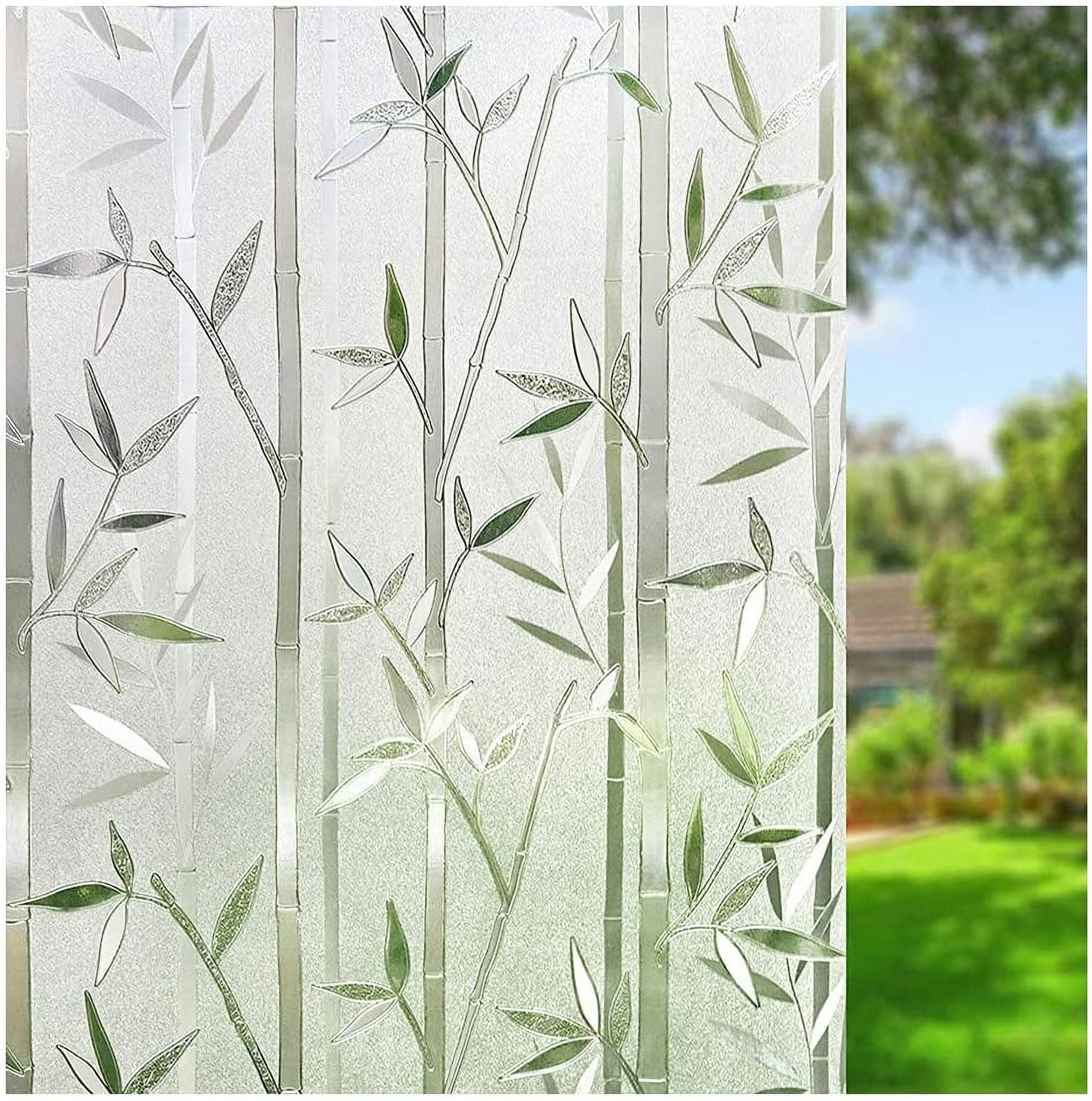 Window Blackout Film, Anti Gaze Window Film, Bamboo Pattern Window Film ...
