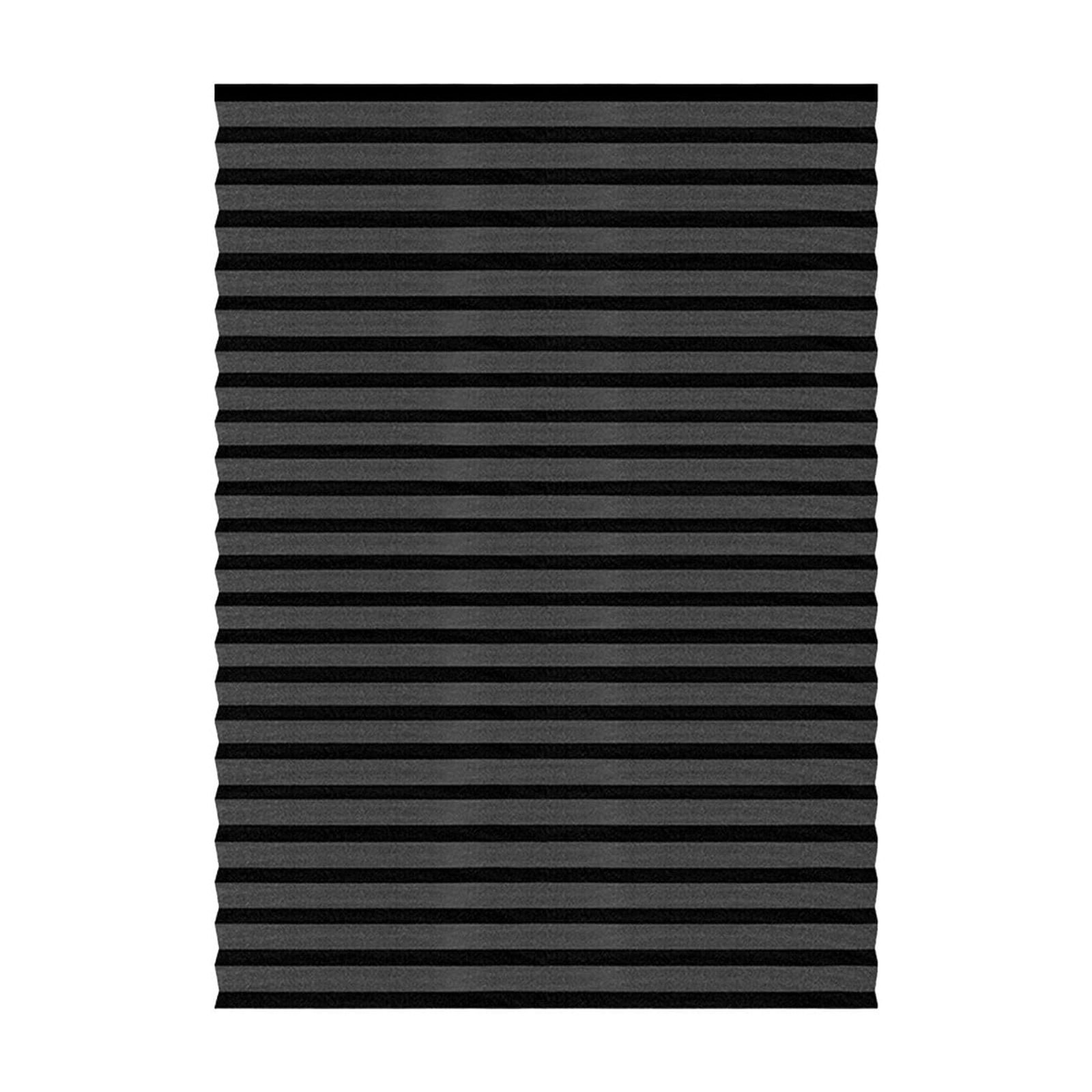 Window Blinds Cordless Blackout No Drill Temporary Blinds Pleated Paper ...