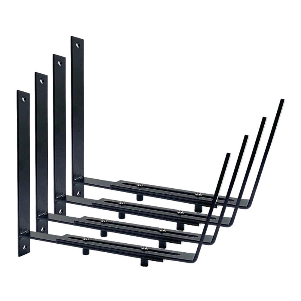 UNOMOR Planter Boxes Brackets 1 Set 8.7X7.9X1.0In Adjustable Balcony ...