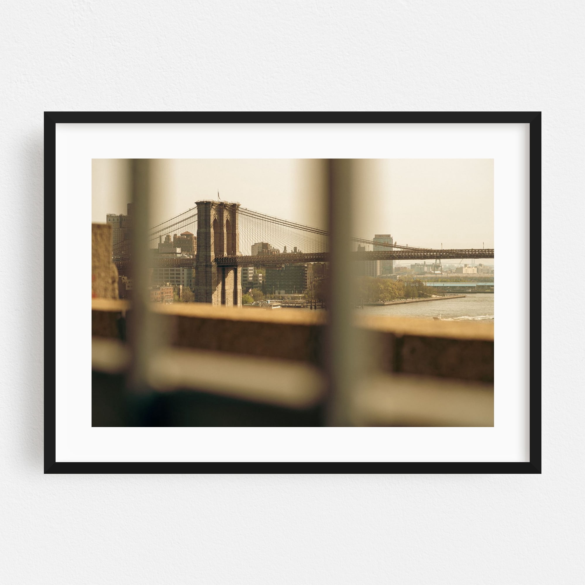 Window to Brooklyn Bridge - Manhattan New York Photography Bridge ...