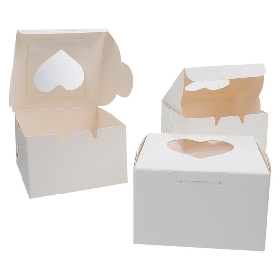 Window Candy Box: 20pcs Paper Boxes with Heart Shaped Window Cookie ...