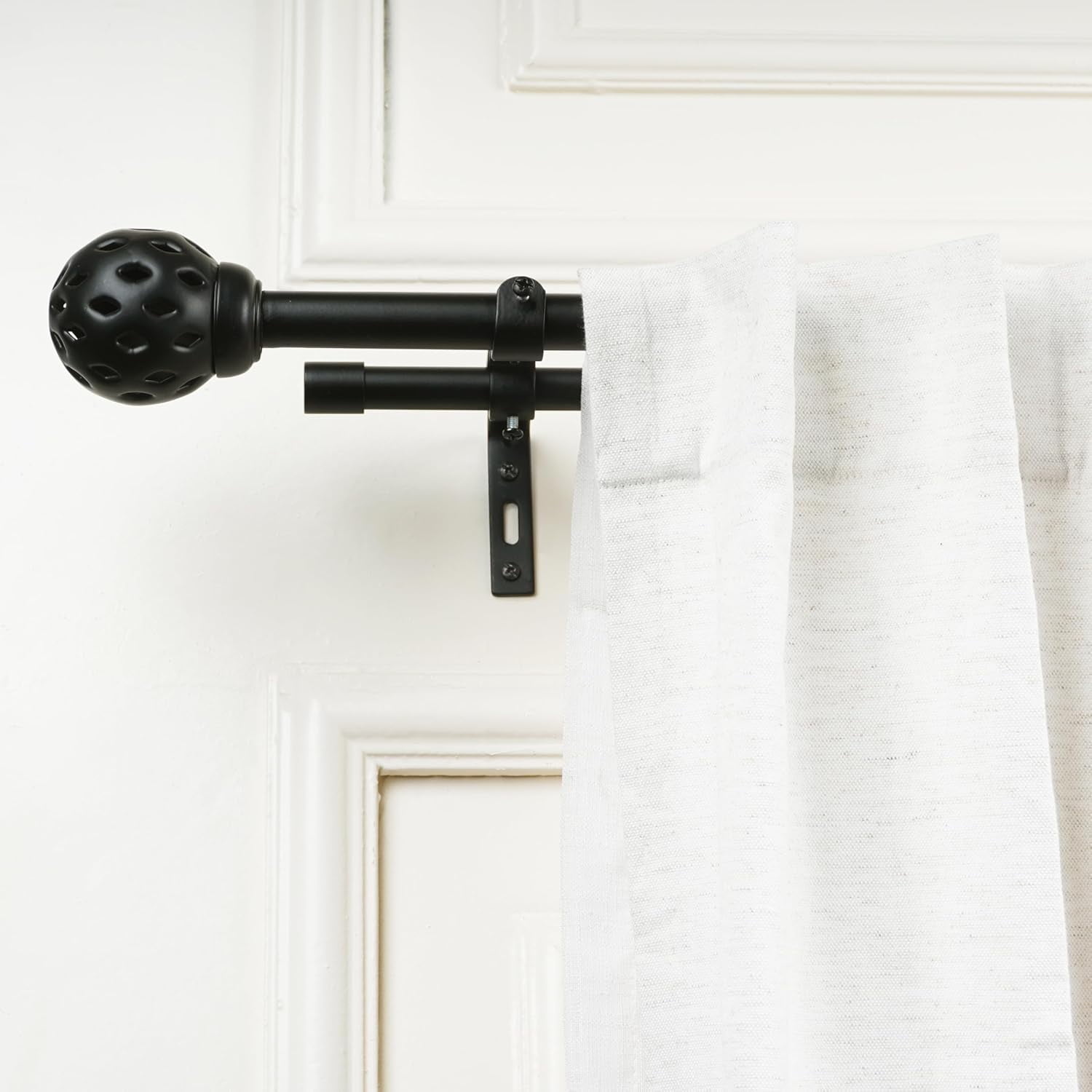 Window Casa 2848 Adjustable Double Curtain Rod For Door Windows With ...