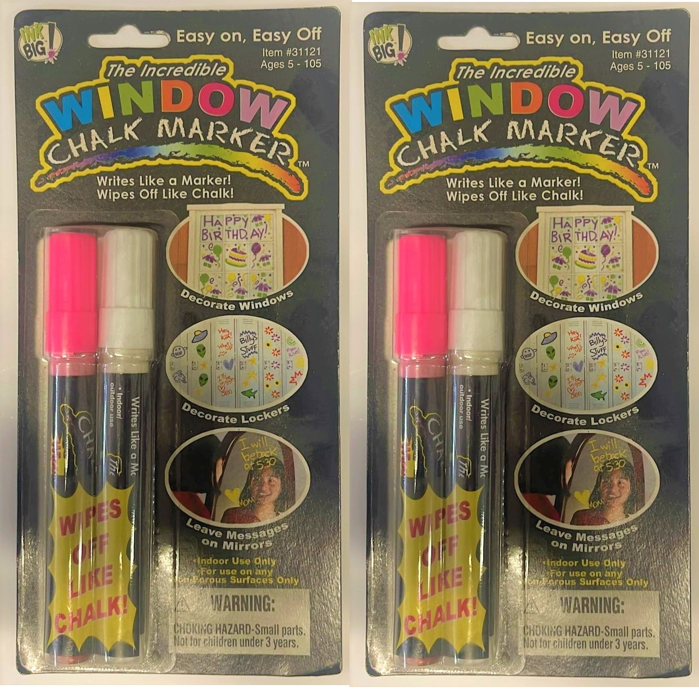 Window Chalk Markers 2 Pack - Walmart.com