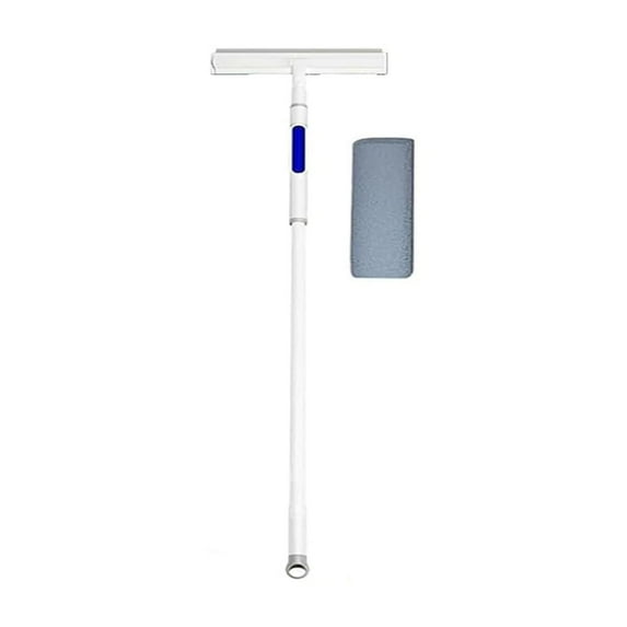 Window Cleaner Squeegee, Double-Sided Spray Tool, Replaceable Rags ...