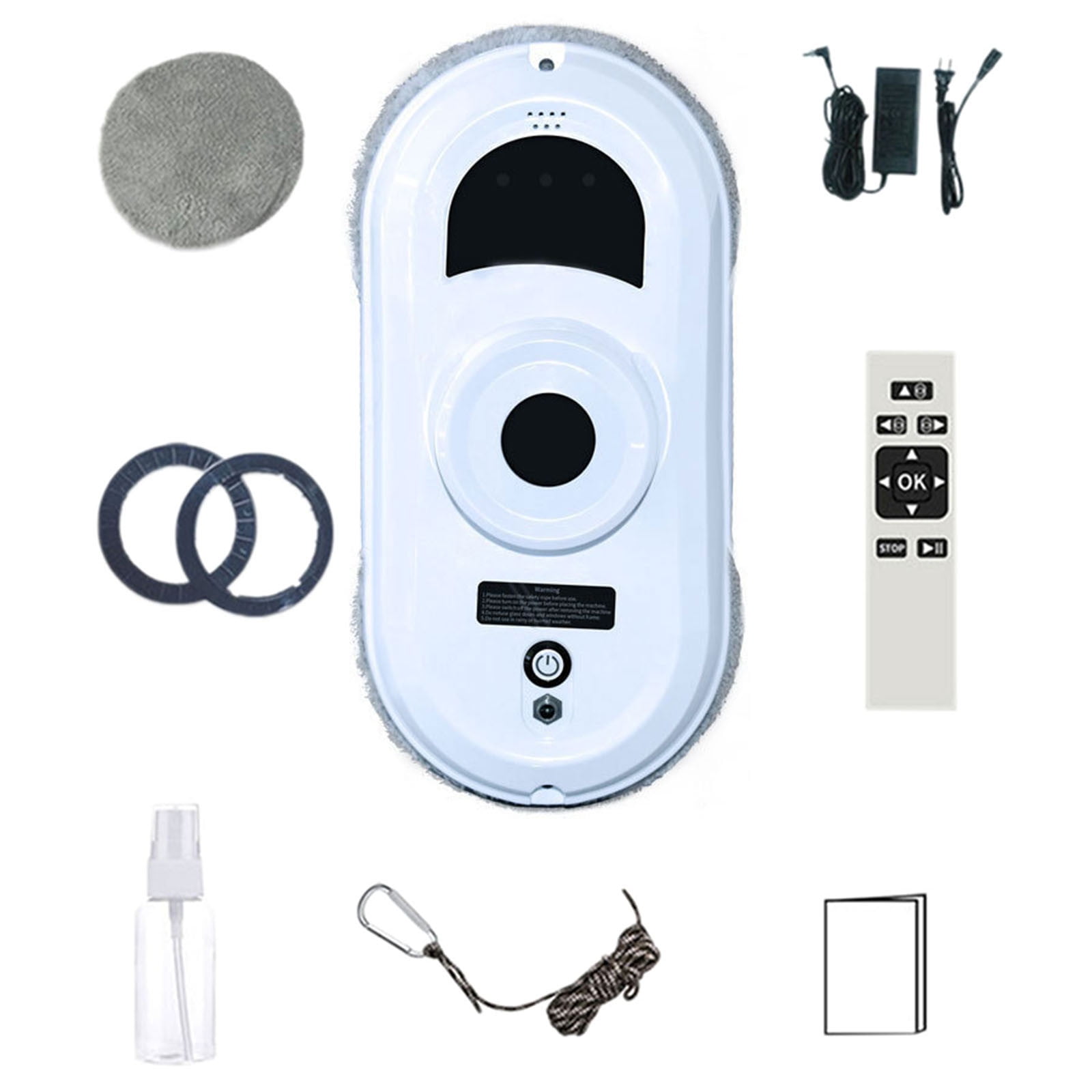 Window Cleaning Robot with 5600Pa Suction - Smart Glass Cleaner Robot ...