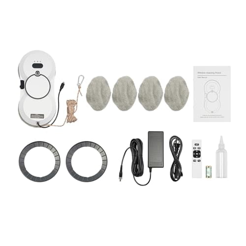 Window Cleaning Robot, Automatic Water Spray Window Washer Robot 2800Pa ...