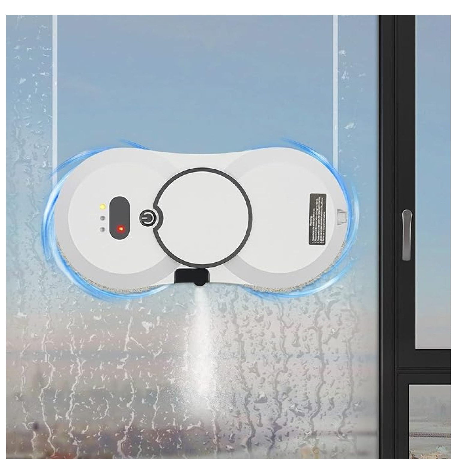 Window Cleaning Robot, Automatic Water Spray Window Washer Robot 2800Pa ...