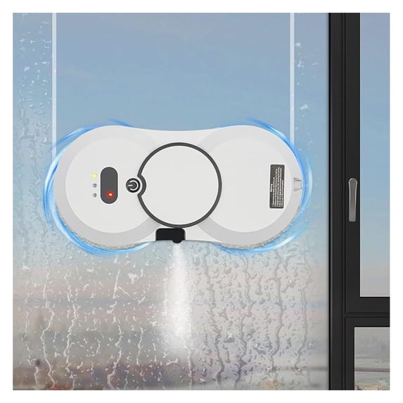 Window Cleaning Robot, Automatic Water Spray Window Washer Robot 2800Pa ...